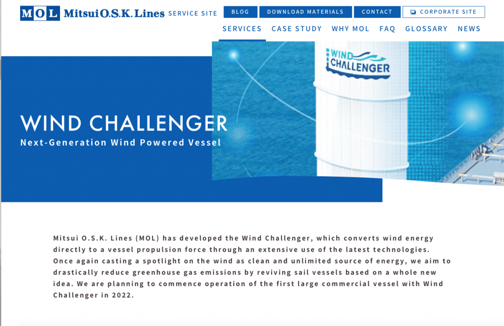 The Wind Challenger service has been launched by MOL through the Wind ...